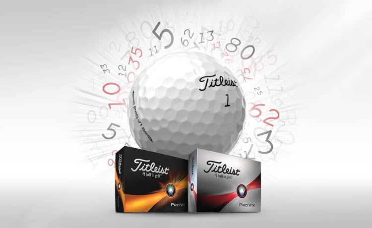 Special Number Golf Balls | Customised Pro V1 & Pro V1x Balls